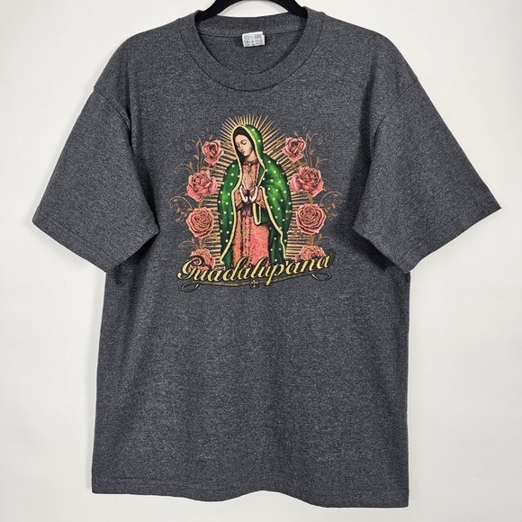 Intex | Shirts | Intex Guadalupana Nuestra Virgen Religion Mens Large ...